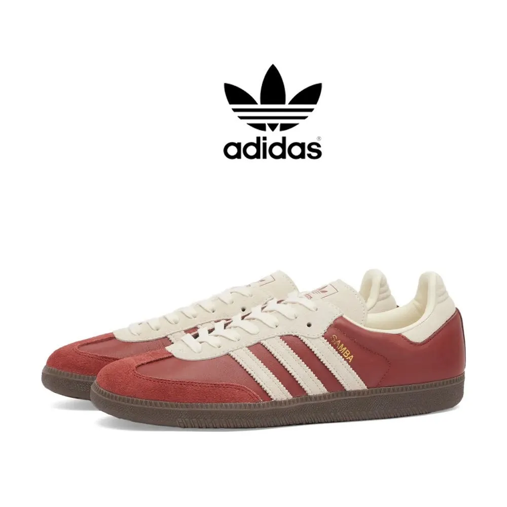 아디다스 삼바 OG 프리 러브드 루비 크림 화이트 레드 운동화 JI3216 | 크로켓