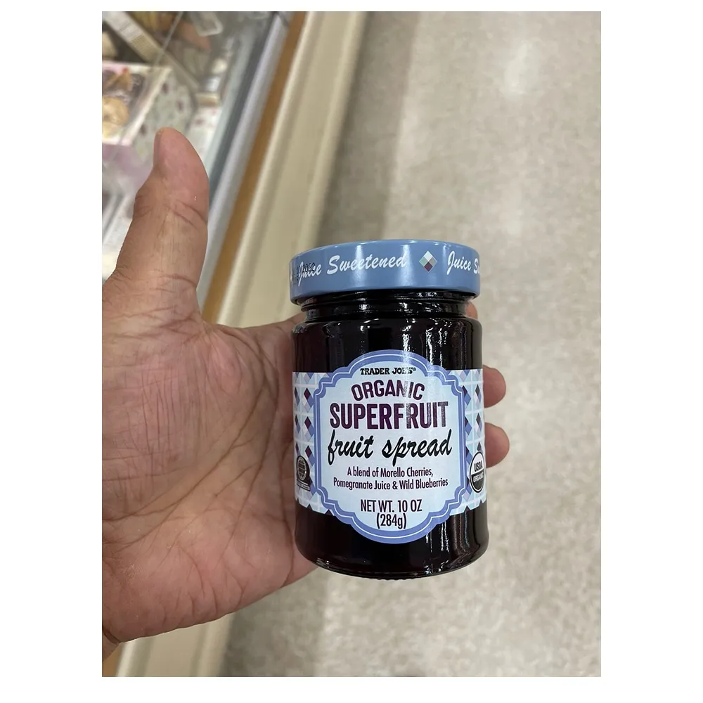 트레이더조 스프레드 284g 4팩 슈퍼후르츠 Trader Joe's Organic Super Fruit Spread 10oz(284g) | 상품 상세 | 크로켓