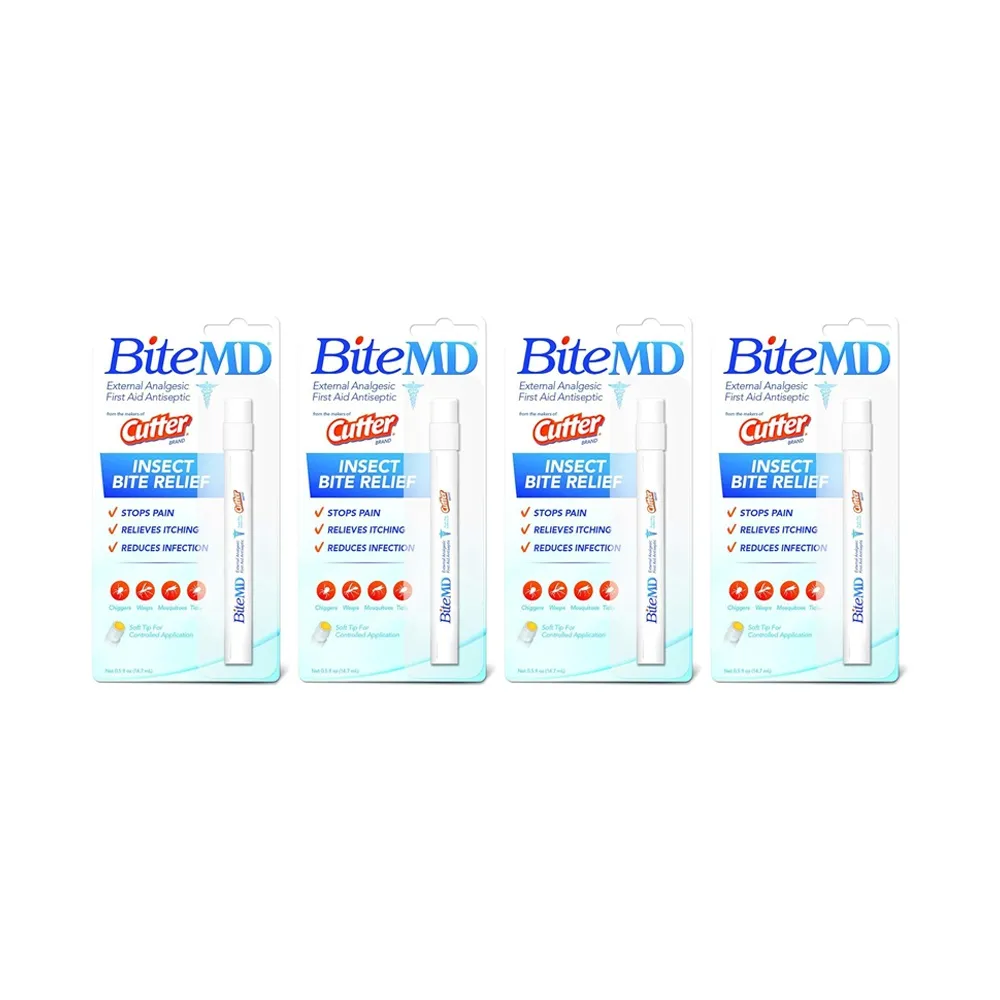 Cutter Bite MD Insect Bite Relief Stick 커터 벌레물린곳 릴리프 스틱 14ml 4개 | 크로켓