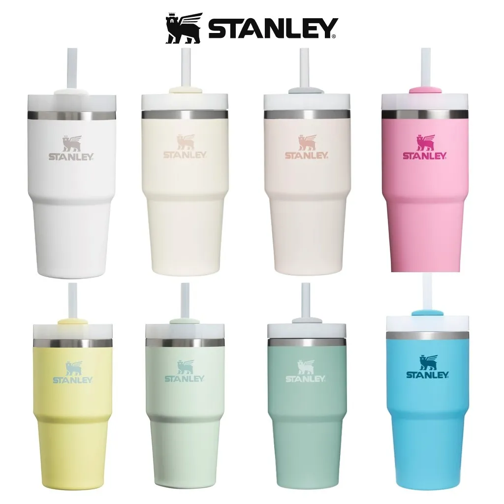 [스탠리 공식 구매처] 15 컬러 20oz 퀜처 H2.0 플로우스테이트 텀블러 591ml 텀블러 보온병 | 크로켓