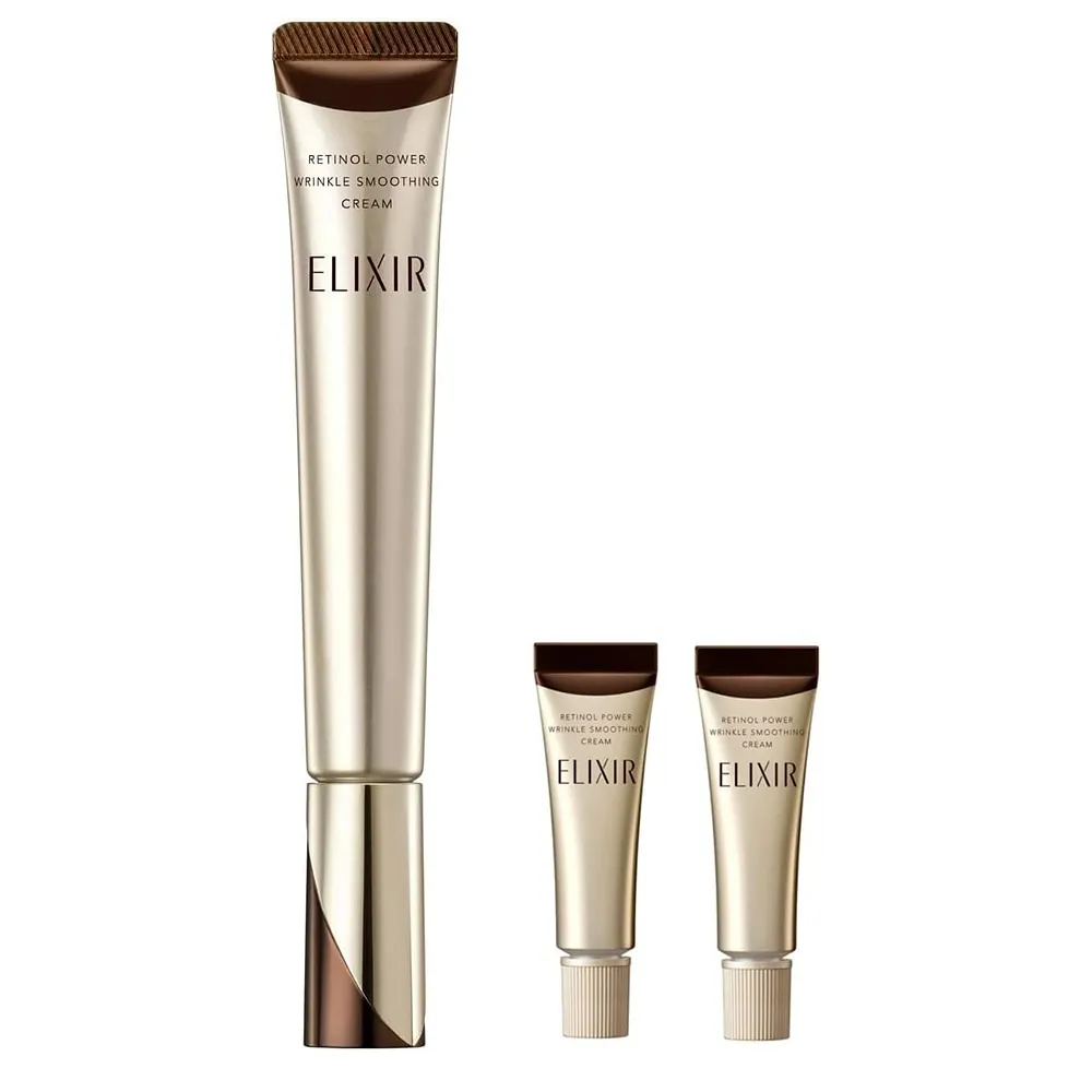 엘릭서 레티놀 파워 윙클 수딩크림 22g + 4g 세트 1팩 ELIXIR Elixir Retino Power Wrinkle Cream, 0.8 | 크로켓