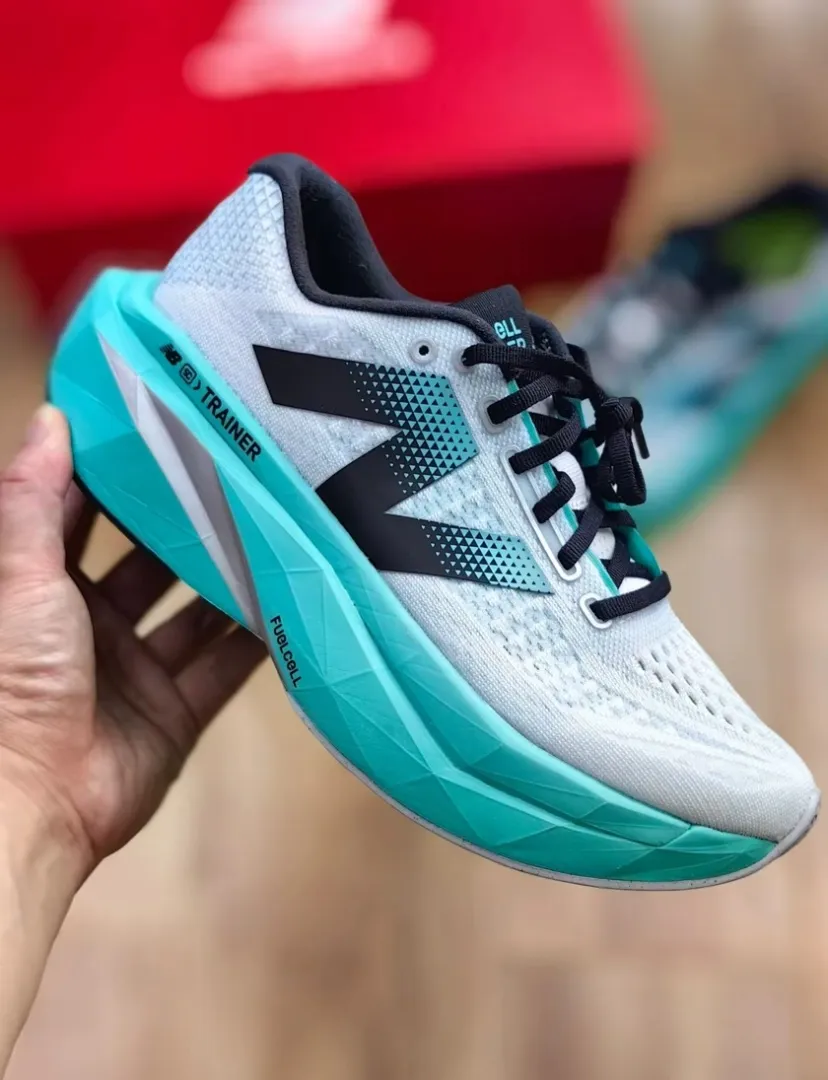 뉴발란스 퓨어셀 슈퍼컴프 SC 트레이너 V3 런닝화 마라톤화 사이버 제이드 MRCXLW4 | 크로켓