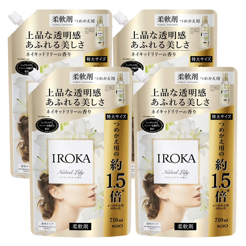 IROKA 이로카 섬유 유연제 네이키드 릴리 710ml 4개 | 상품 상세 | 크로켓