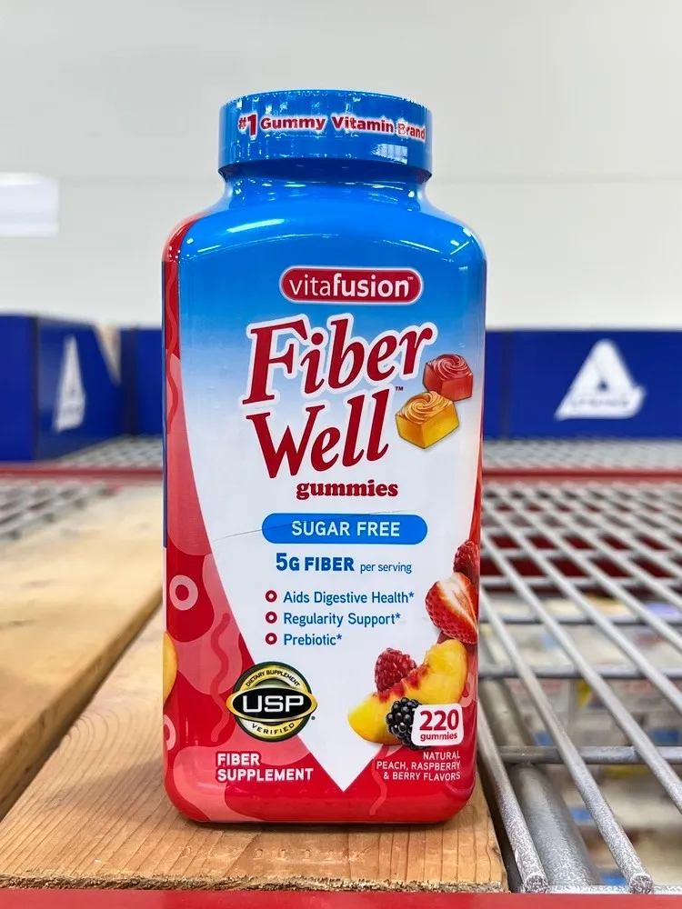 비타퓨전 파이버 섬유 웰 구미 220정 Vitafusion Fiber Well Gummies, 5g Fiber (220 ct ...