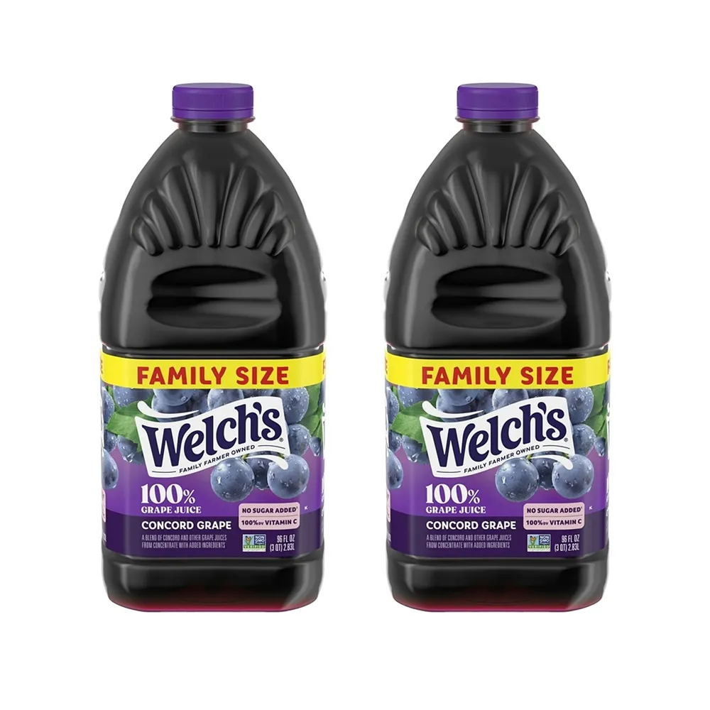 웰치스 100% 콩코드 포도 주스 2.83L 2팩 Welch's 100% Grape Juice, Concord Grape, 96 fl oz Pl | 상품 상세 | 크로켓