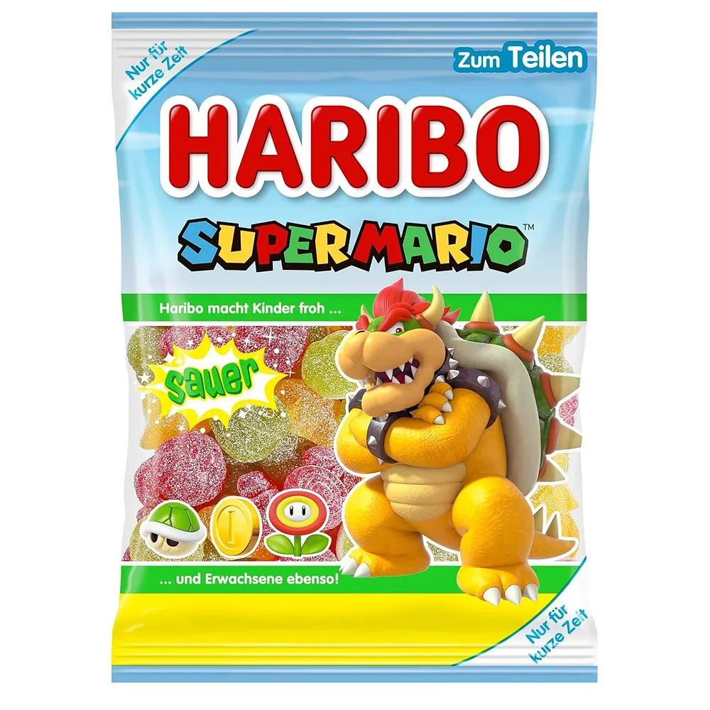 하리보 구미 175g 4팩 슈퍼 마리오 Haribo Super Mario Frizzi | Fizzy gummy sweets in ...