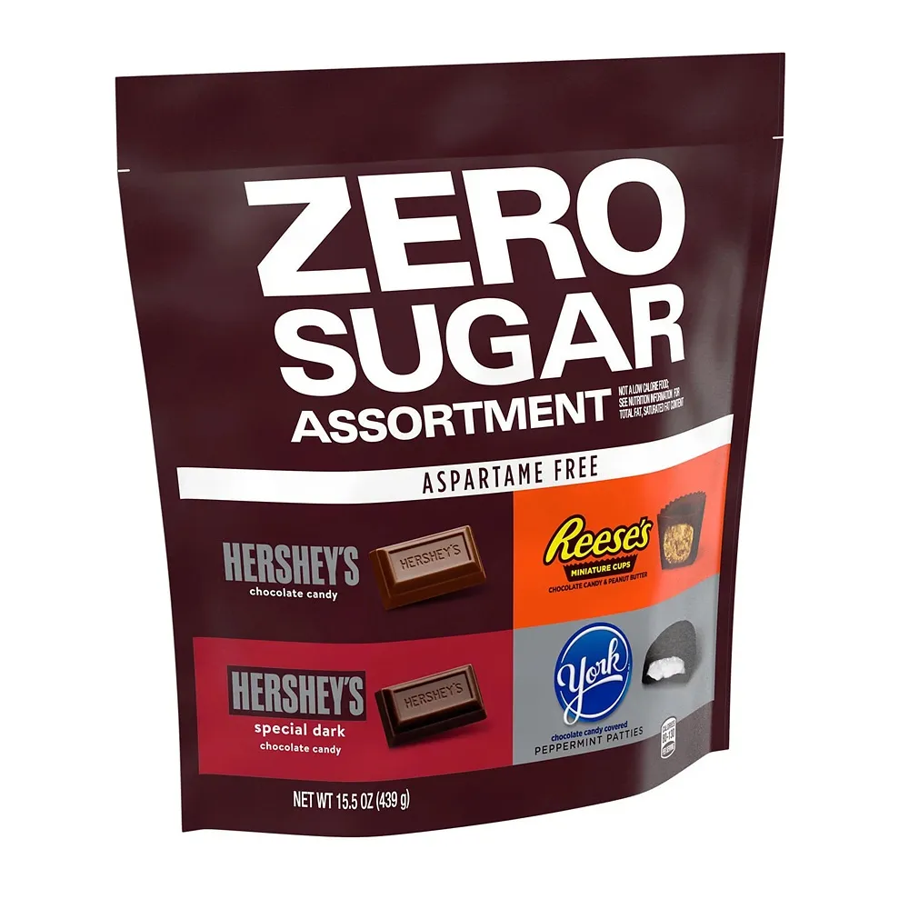 허쉬 리세스 제로 슈가 초콜릿 버라이어티 팩 439g Hershey's, Reese's And York Zero Sugar ...