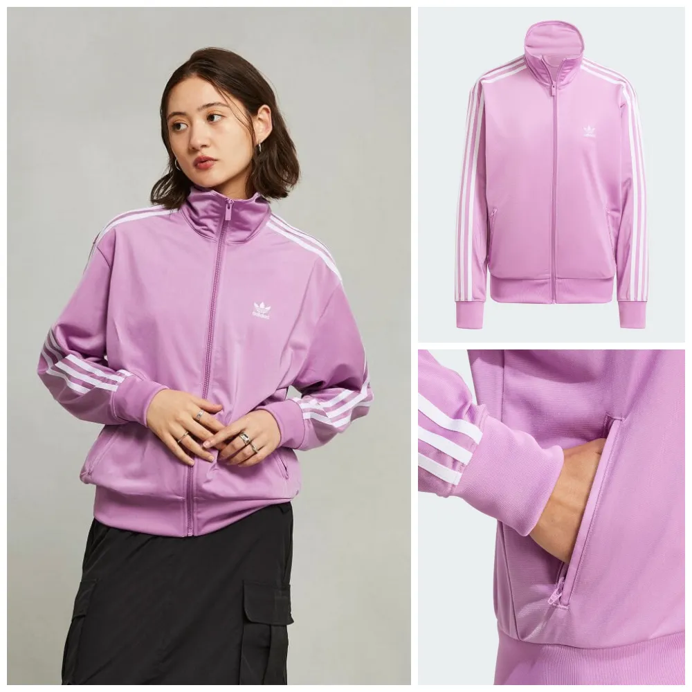 아디다스 아디컬러 클래식 루즈 파이어버드 트랙탑 져지 여성 퍼플 IY4741 | 크로켓