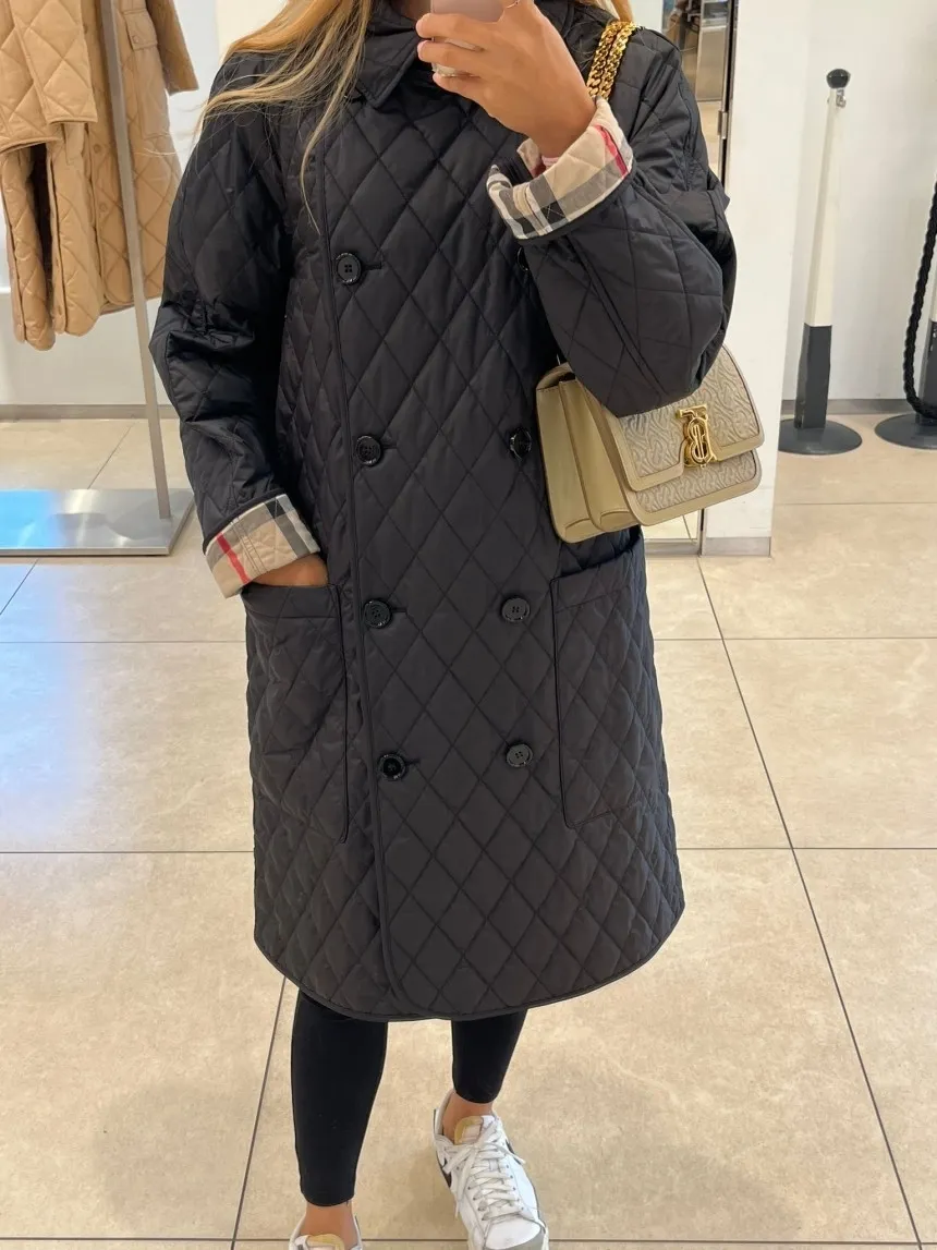 버버리 Tything 롱 퀼팅 여성 재킷 블랙 80530441 80530431 | 상품 상세 | 크로켓