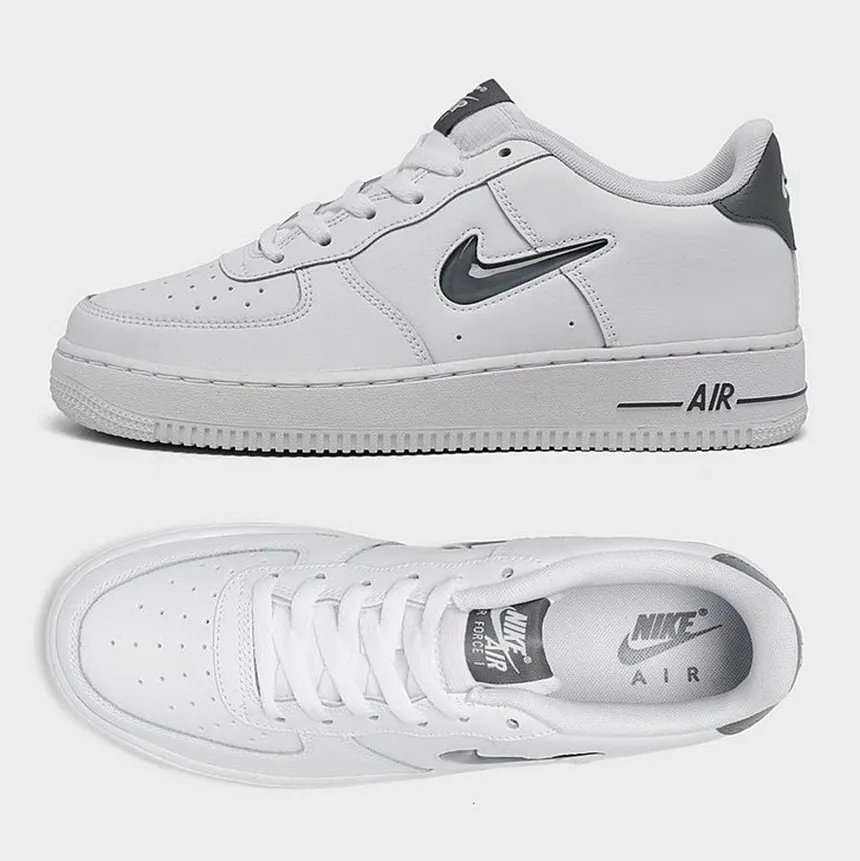 나이키 에어포스 1 빅키즈 화이트 그레이 HV2535-100 | 상품 상세 | 크로켓