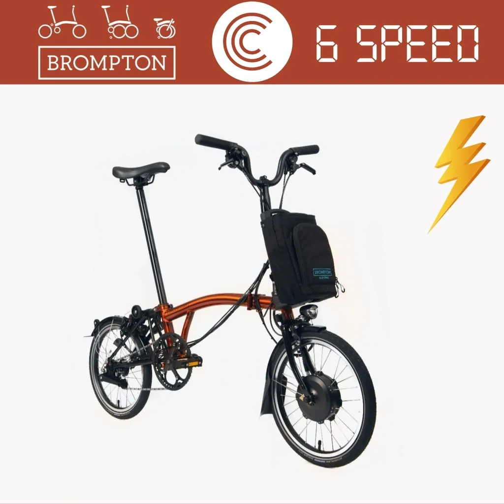 2023 브롬톤 전기자전거 일렉트릭 C라인 플레임라커 M6LR, H6LR | 상품 상세 | 크로켓