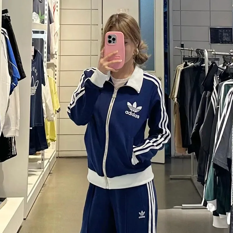 아디다스 클래식 와플 베켄바우어 트랙탑 네이비 JX2802 | 상품 상세 | 크로켓