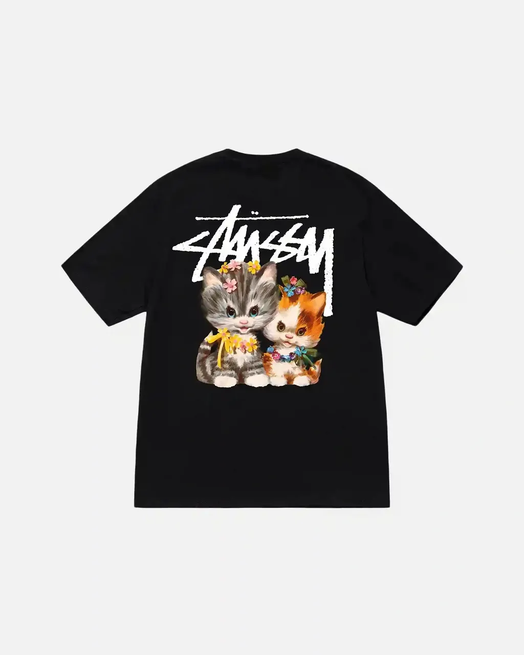 Last One 스투시 키튼 고양이 티셔츠 Stussy Kitten Tshirt | 크로켓