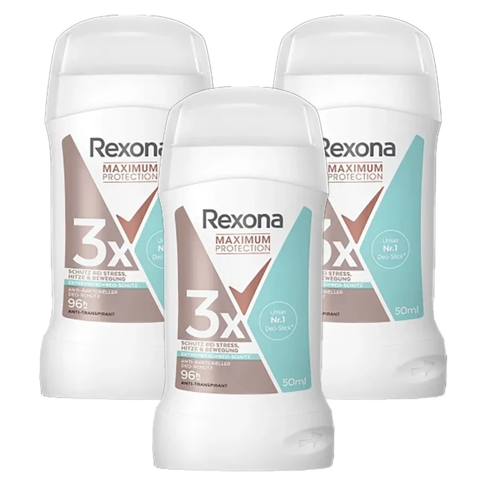 Rexona 렉소나 멕시멈 프로텍션 데오드란트 스틱 3X 50ml 3팩 | 상품 상세 | 크로켓