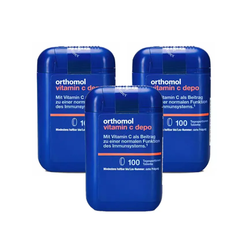 Orthomol 오쏘몰 비타민C 데포 depo 100정 비타민씨 (재고보유) | 크로켓