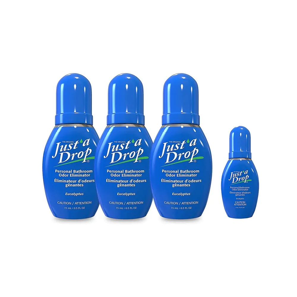 Just A Drop 저스트 어 드롭 화장실 탈취제 유칼립투스 15ml 3개 휴대용 6ml 1개 세트 | 상품 상세 | 크로켓