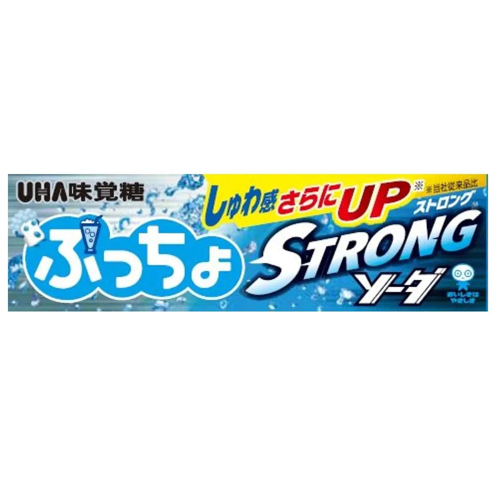 UHA 푸초 50g 10팩 스트롱 소다 UHA Mikakuto Puccho Strong Soda Sticks, 10 Tablets x 10 Pa | 상품 상세 | 크로켓