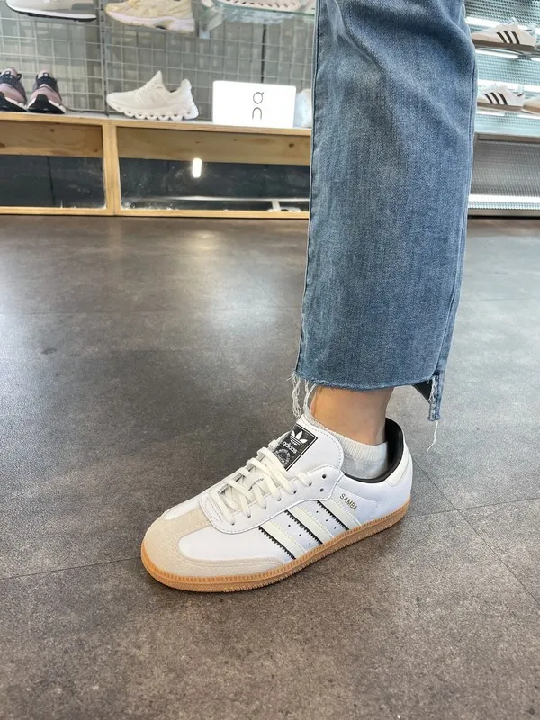 아디다스 24FW 오리지널 삼바 OG 화이트 블랙 검 GS 스니커즈 IH5585 100 | 상품 상세 | 크로켓