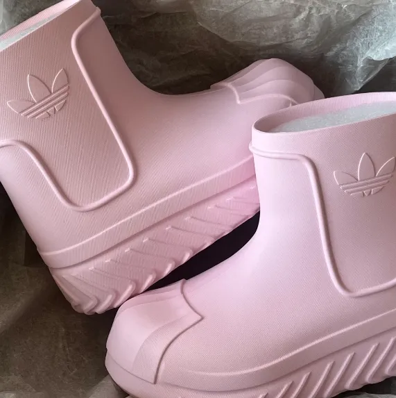 [한정특가] 아디다스 아디폼 슈퍼스타 레인 부츠 클리어 핑크 IE0389 | 크로켓