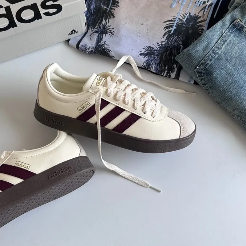 아디다스 네오 VL 코트 클래식 크림 레드 JH5062 | 크로켓