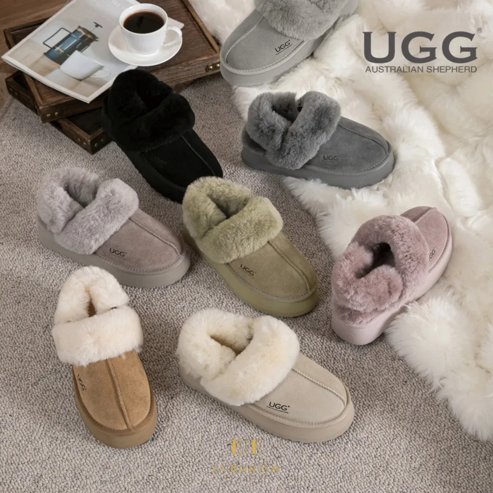 호주 어그 에버어그 AS2077 무사 플랫폼 스트랩 슬리퍼 CARIBOU | 크로켓