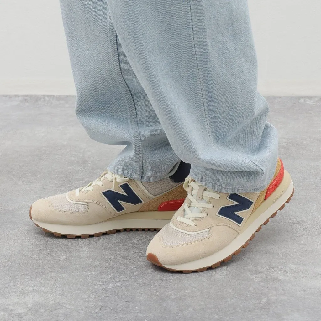 뉴발란스 574 레거시 샌드 베이지 블루 U574LGNV | 크로켓