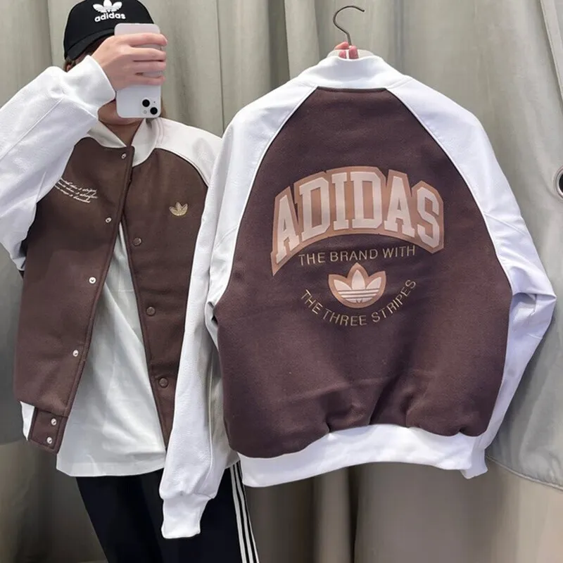 아디다스 오리지널 바시티 붐머 자켓 점퍼 브라운 IS0191 | 상품 상세 | 크로켓