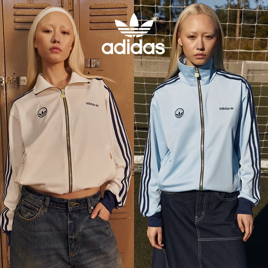 아디다스 파이어버드 배지 트랙탑 클라우드 화이트 스카이 IX3550 IX3542 | 크로켓