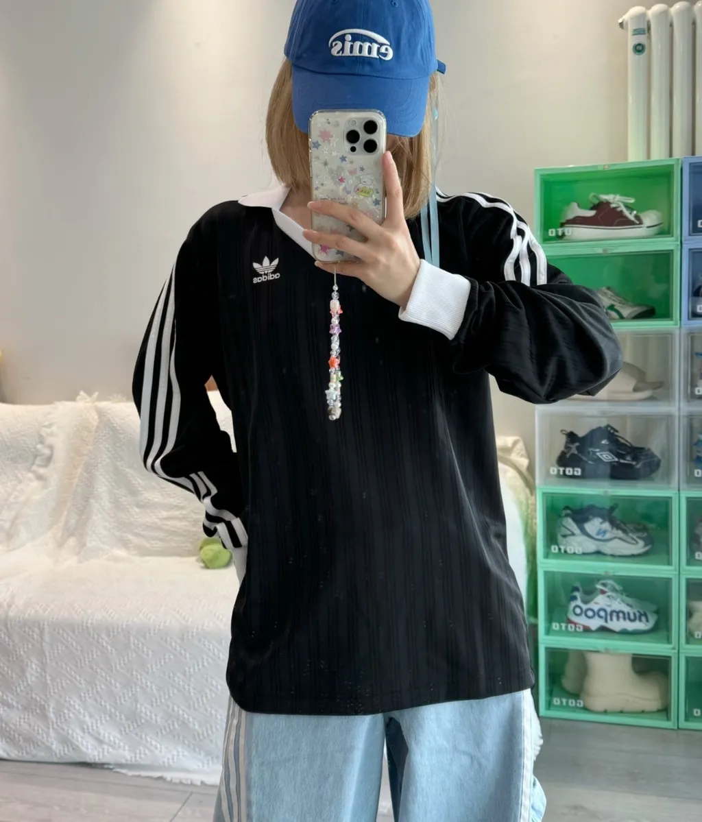 [빠른 출고 / 무료 배송] 아디다스 아디컬러 피케 풋볼 긴팔 롱슬리브 져지 티셔츠 IZ4808 | 상품 상세 | 크로켓