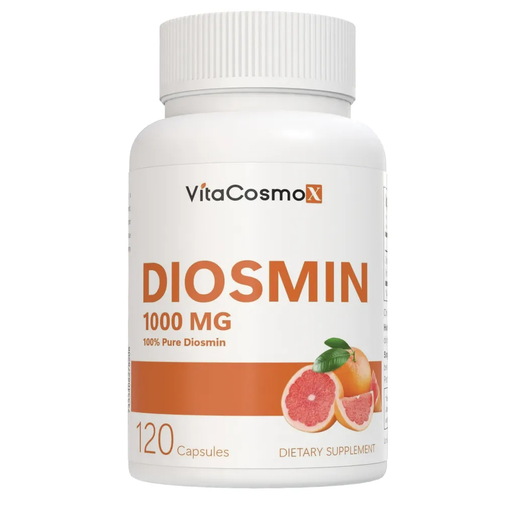 [미국제조사 직배송] VitaCosmoX 비타코스모엑스 디오스민 Diosmin 고함량 1000mg 120 야채캡슐 | 상품 상세 | 크로켓