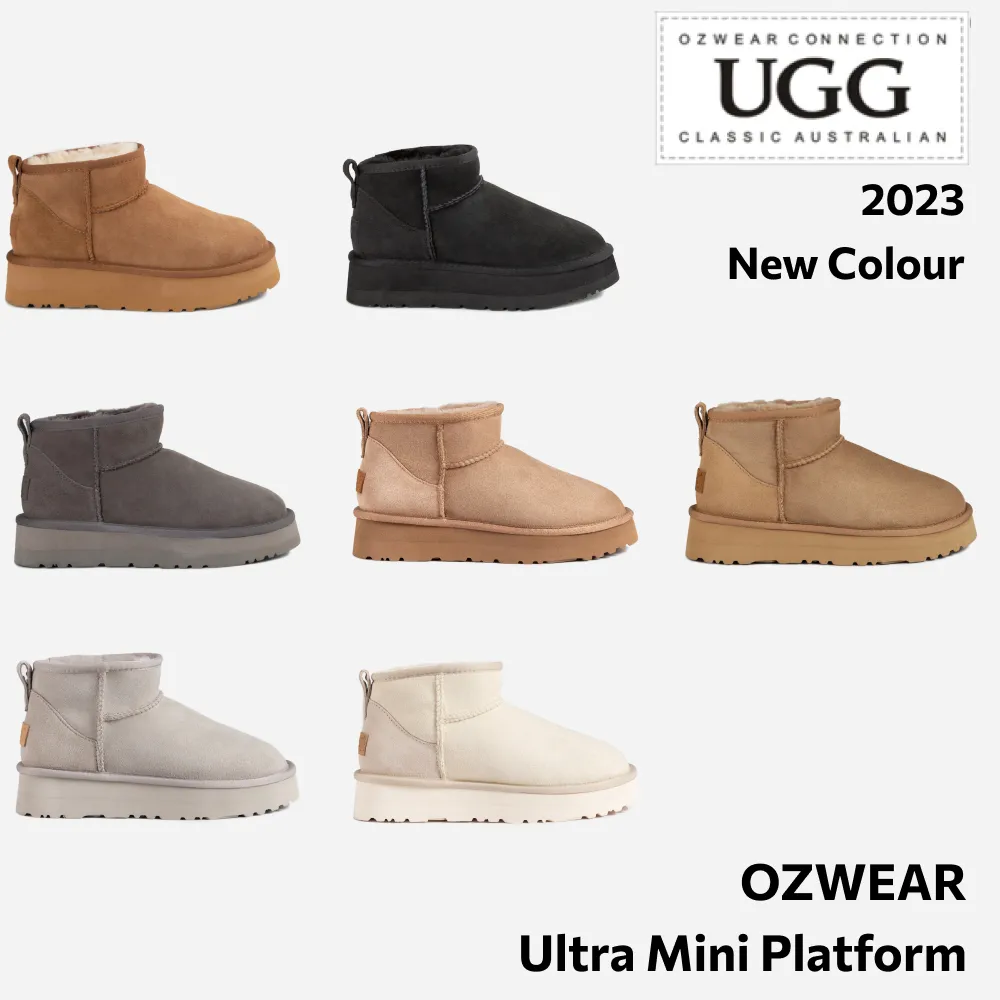 오즈웨어 어그 클래식 플랫폼 울트라 미니 부츠 통굽 어그 OB658P 2023년 신상컬러 | 크로켓