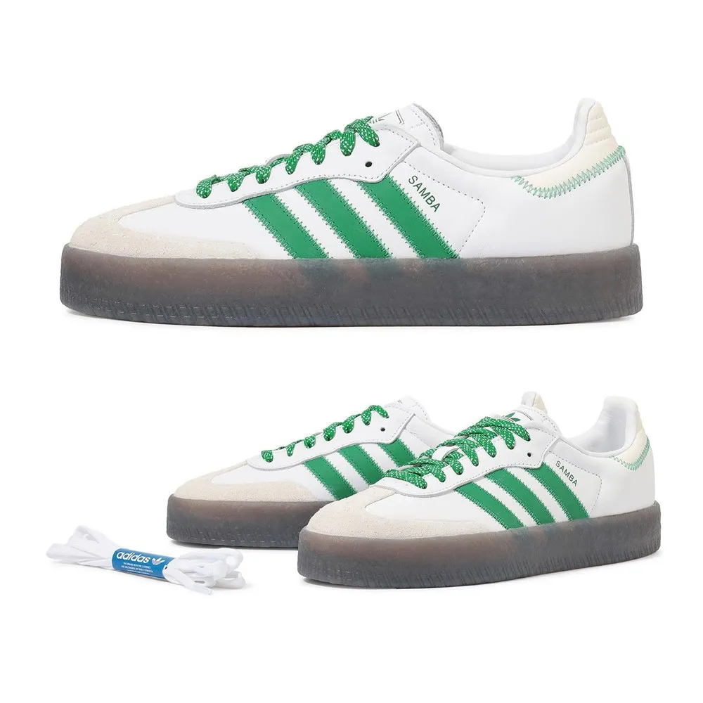 아디다스 삼배 SAMBAE 우먼스 IE9105 화이트 그린 | 상품 상세 | 크로켓