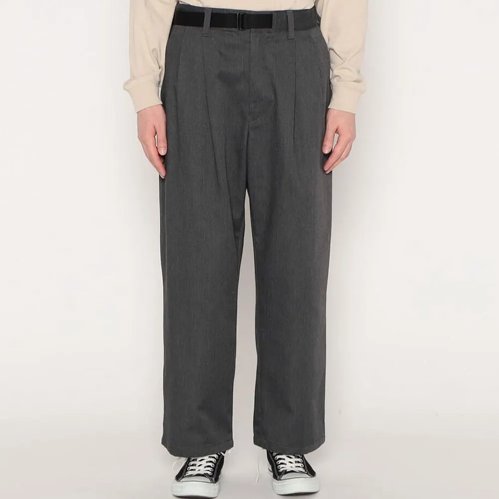 단톤 KATSURAGI 턱 벨티드 팬츠 DT-E0141 TCG DNB232M201-0006 | 크로켓