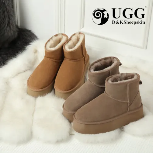 호주어그 DK어그 24FW 미니 클래식 플랫폼 방수 양털 어그 부츠 DK115 | 크로켓