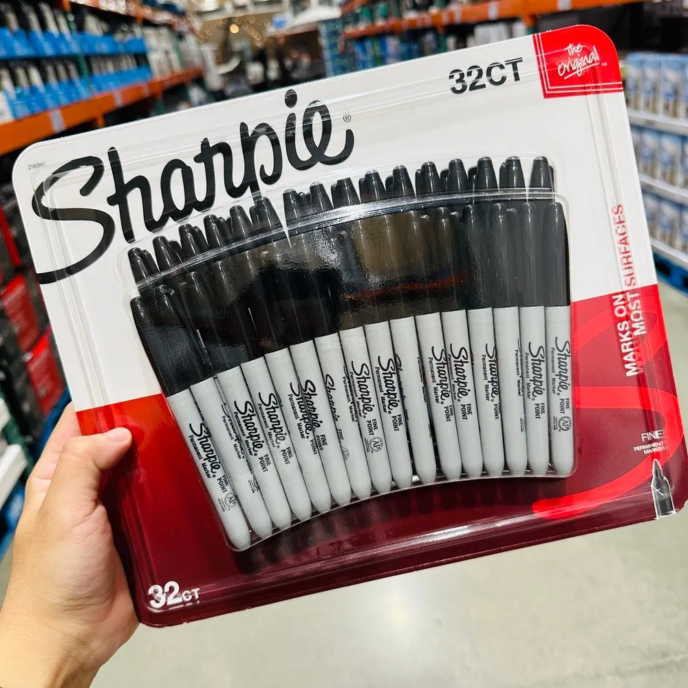 샤피 유성펜 마커펜 Sharpie Fine point 32개입 미국직구 | 크로켓