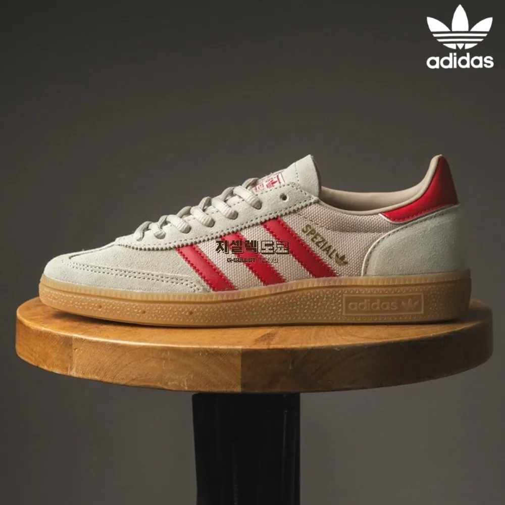 아디다스 핸드볼 스페지알 원더 베이지 그레이 레드 스니커즈 IF9529 | 상품 상세 | 크로켓