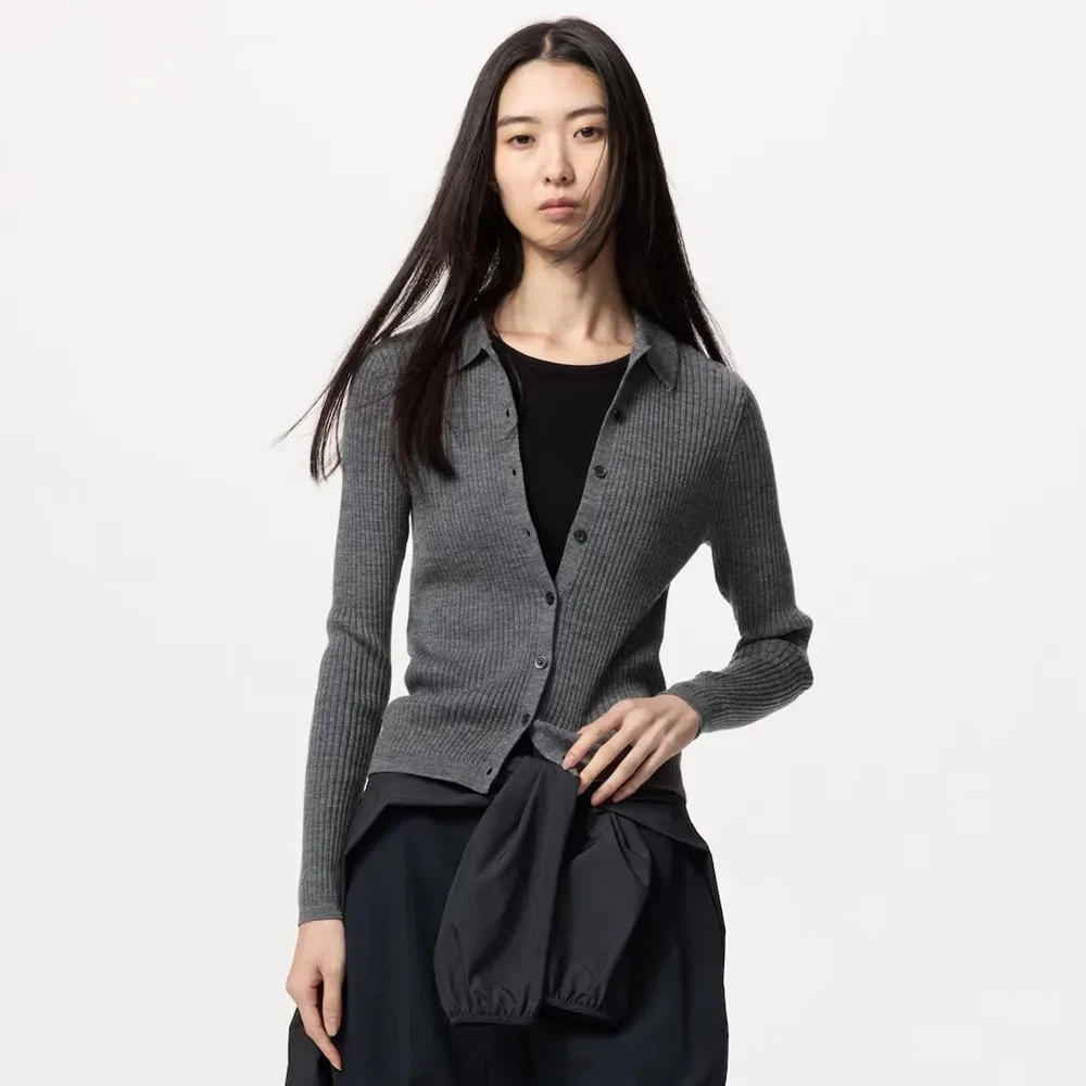 [UNIQLO] 유니클로 메리노 립폴로 가디건 469483 | 상품 상세 | 크로켓