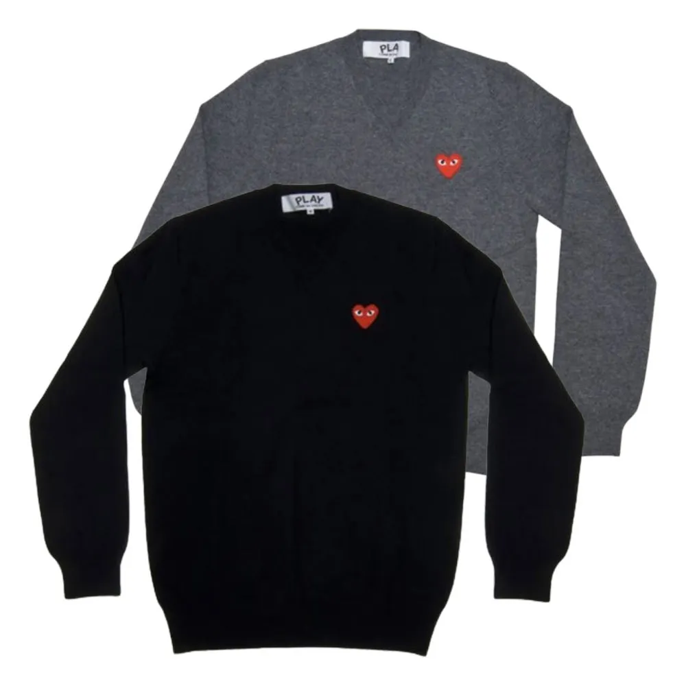 2025년 꼼데가르송 PLAY CDG 니트 2컬러 남녀공용 AX-N002-051 | 크로켓