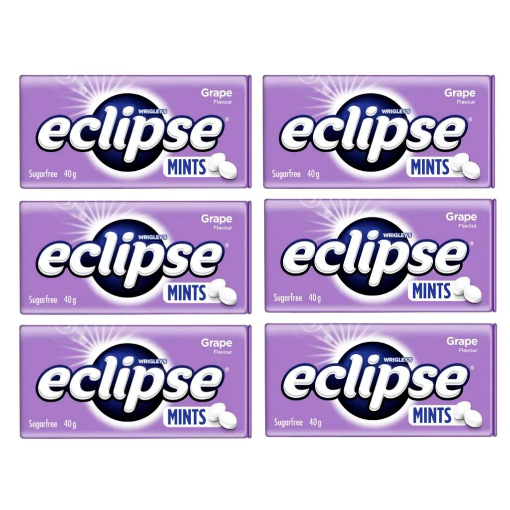 이클립스 민트 포도맛 Eclipse Grape 40g 6개 | 크로켓