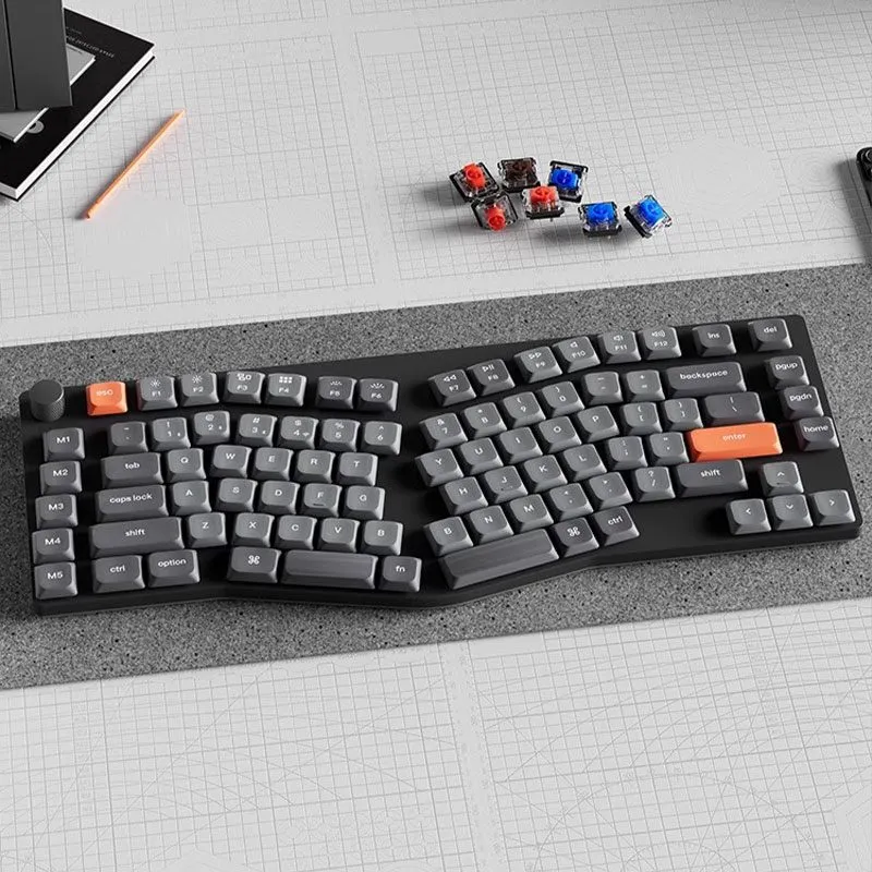 【RGB라이트/핫스왑 지원X】Keychron K15 MAX 무선 기계식 Alice 키보드 2024081621S | 크로켓