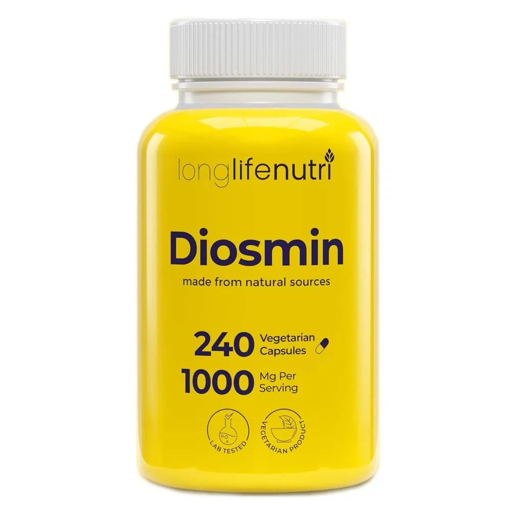 Longlifenutri 롱라이프뉴트리 디오스민 고함량 1000mg 240 베지캡슐 | 크로켓