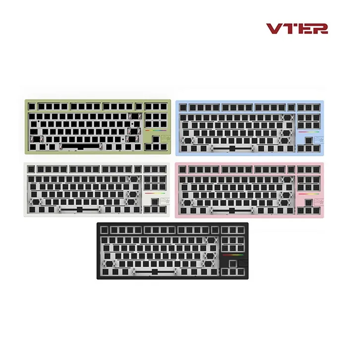 VTER Galaxy 80Pro 유선 게이잉 기계식 키보드 알루미늄 합금 하우징 전키 핫스왑 키캡 키축 미포함 | 상품 상세 | 크로켓