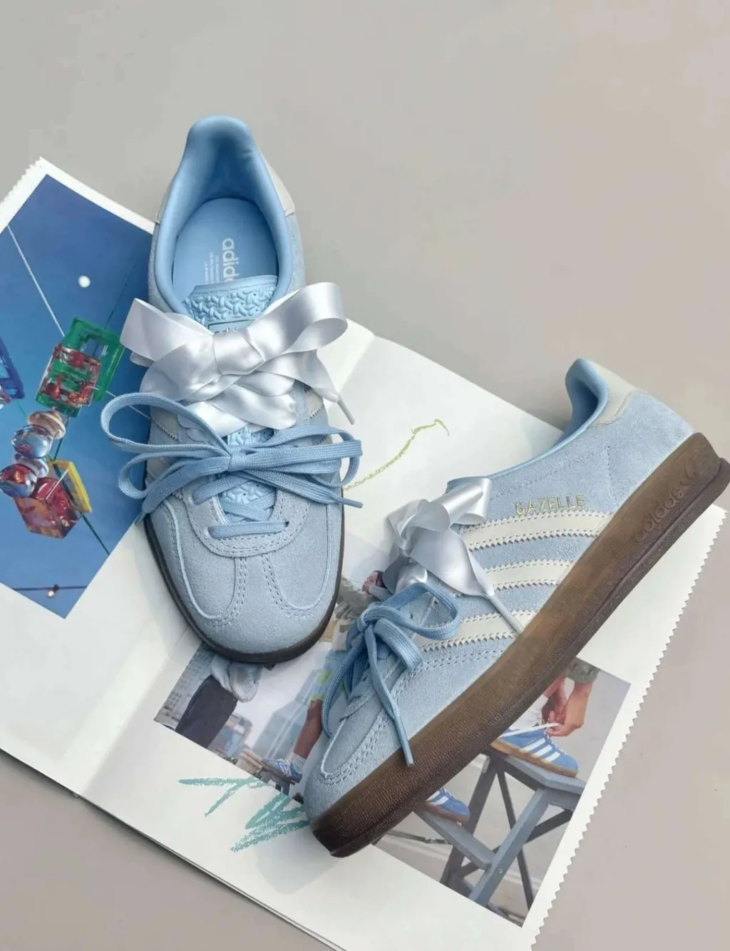 [무료배송/항공특송] 아디다스 오리지널 가젤 운동화 스카이블루 JI2717 | 상품 상세 | 크로켓
