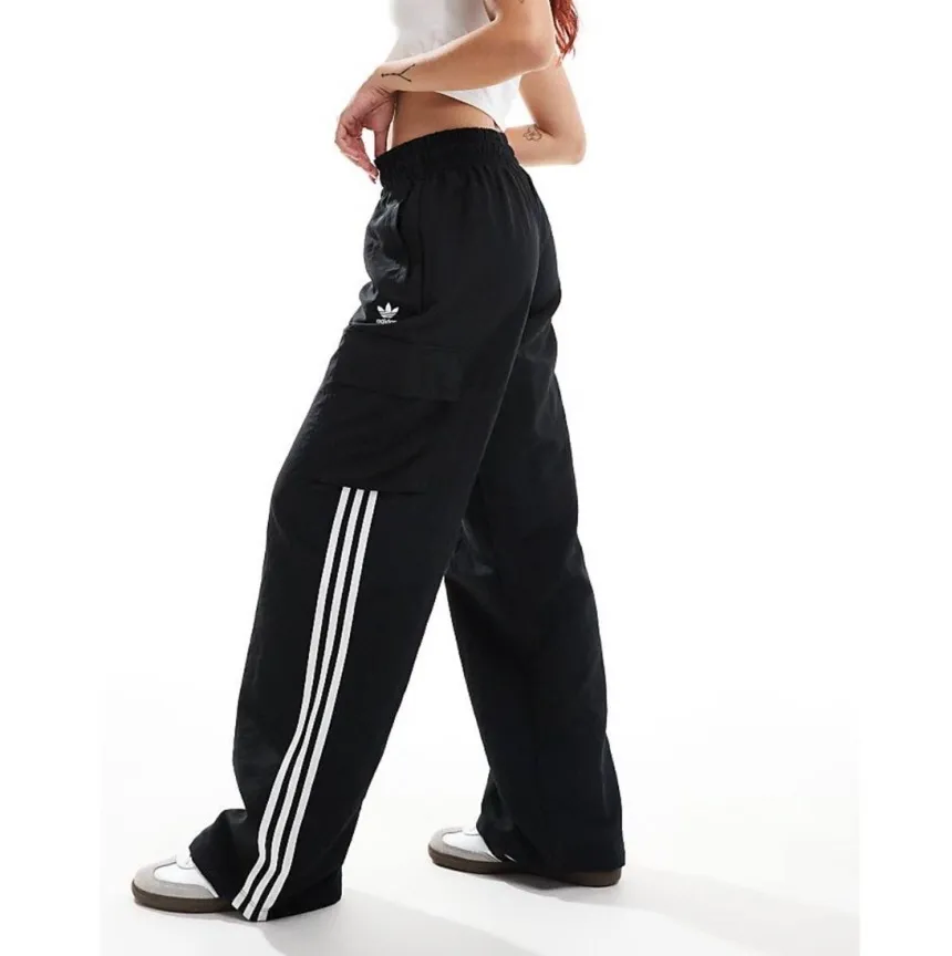 아디다스 아디칼라 삼선 여성 카고 팬츠 블랙JF1292 | 크로켓