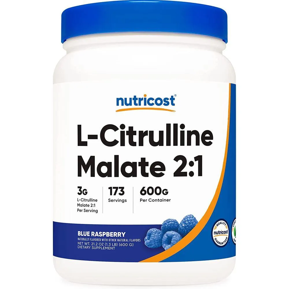 뉴트리코스트 L-시트룰린 말레이트 말산염 파우더 블루 라즈베리맛 2: 1 600g | 크로켓