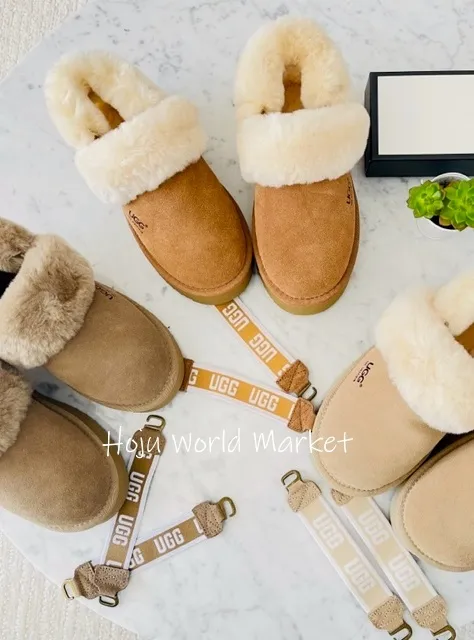 [무배] 24FW DK어그 카일리 탈부착 퍼밴딩 슬리퍼 3컬러 | 상품 상세 | 크로켓