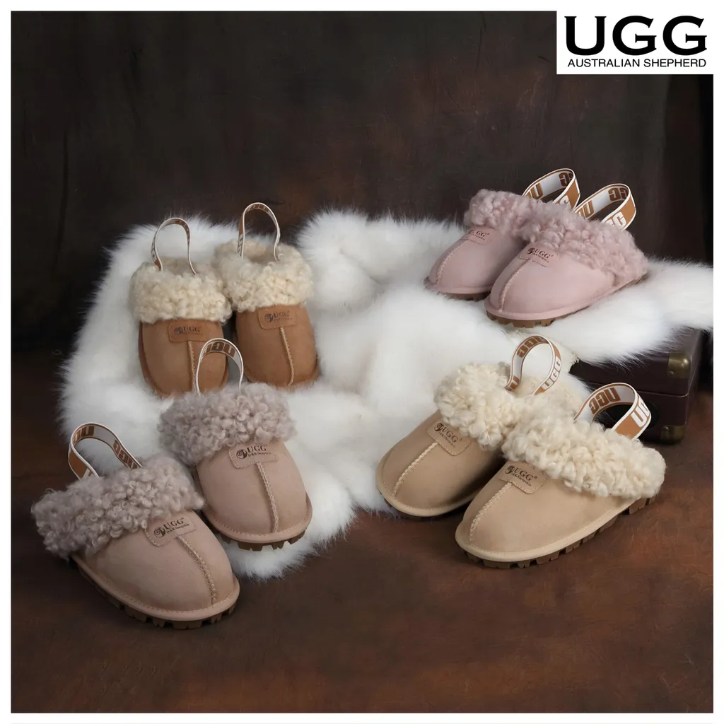 DK UGG 양털 슬리퍼 컬리 밴딩 디케이 어그 다우니 DK112 | 크로켓