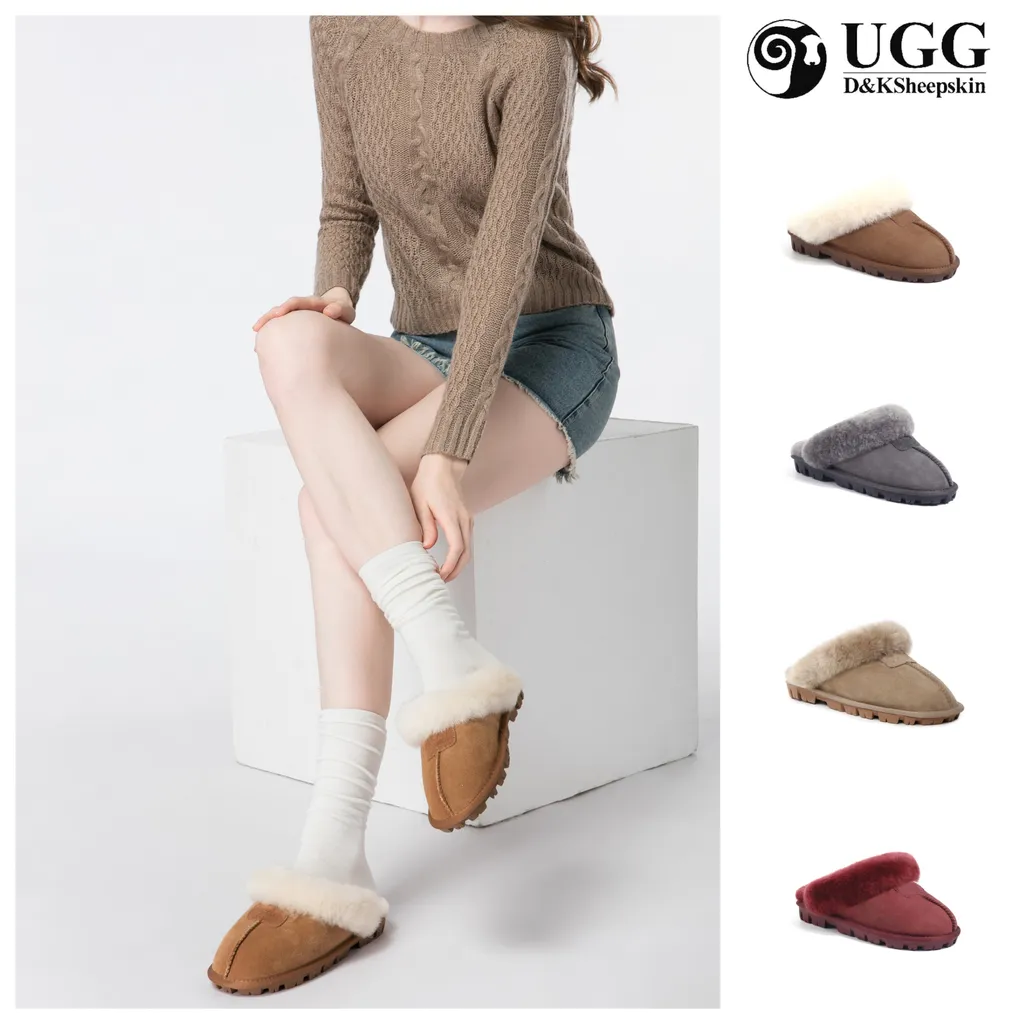 DK UGG 양털 슬리퍼 코케트 디케이 어그 4컬러 DK017 | 크로켓