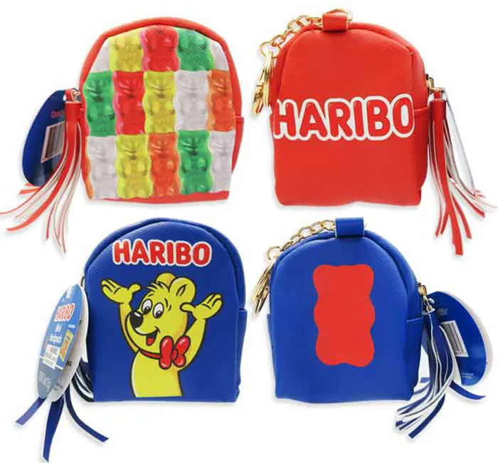 하리보 미니백팩 키체인 위드 거미 2종 Haribo Mini Backpack Keychain with Gummies | 상품 ...