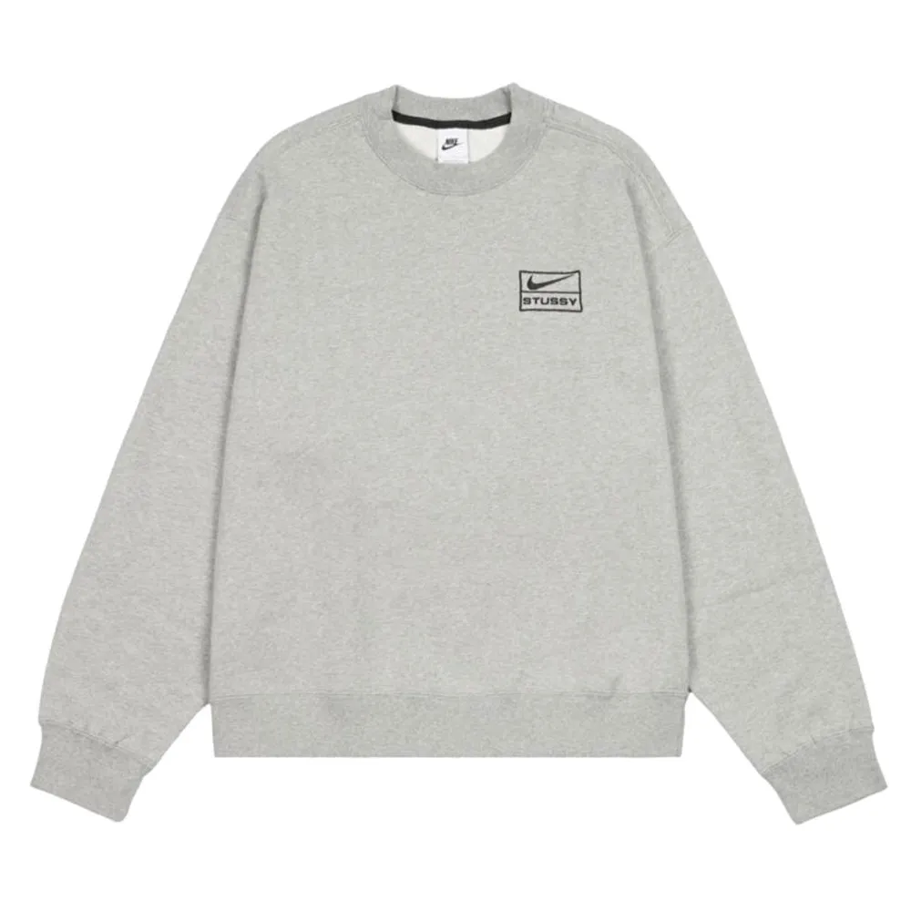 스투시 X 나이키 플리스 크루넥 맨투맨 그레이 SS-560 | 크로켓